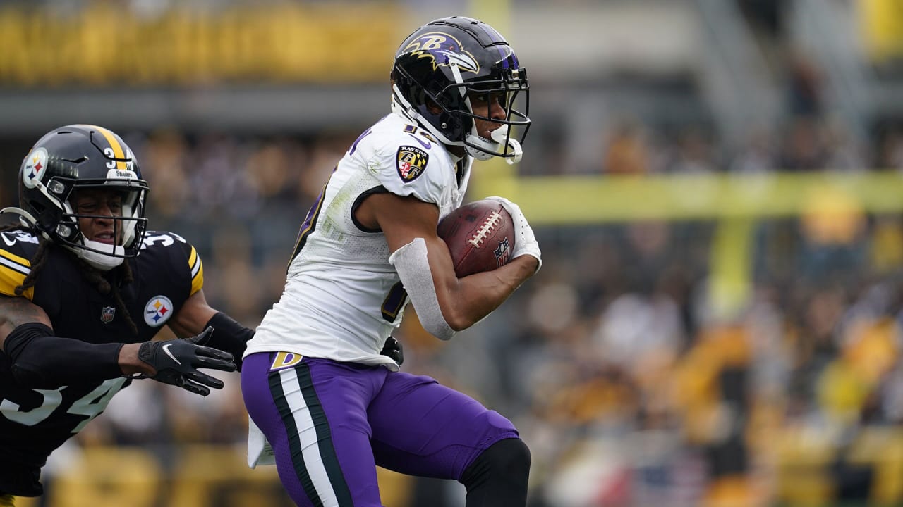 Tyler Huntley Slings it to Demarcus Robinson for 23-Yard Gain | Ravens ...