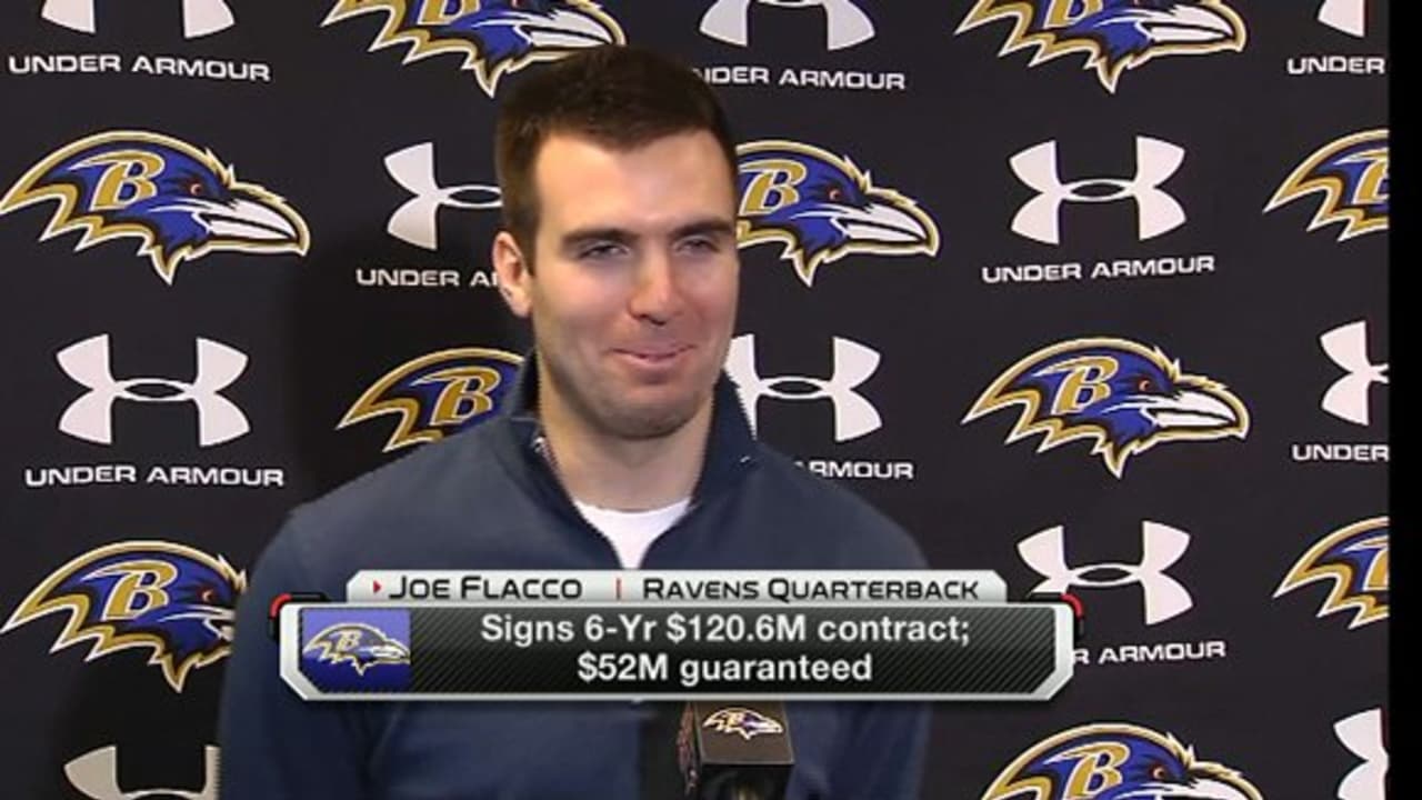 Flacco: 'Contract not about money, but respect'