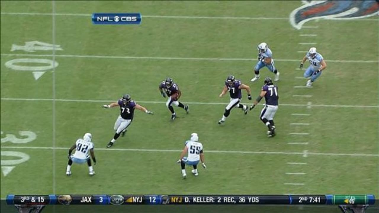 Rice runs for first TD of game