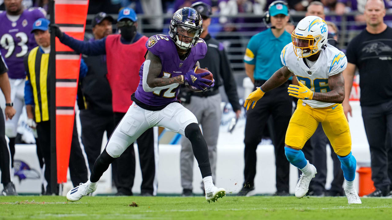 Los Angeles Chargers vs Baltimore Ravens, Week 6, October 17, 2021 ...