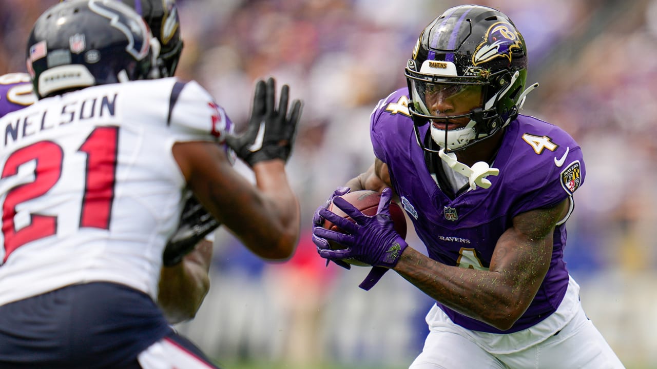 Zay Flowers Hauls in 21-Yard Pass | Ravens-Texans Week 1 Highlights