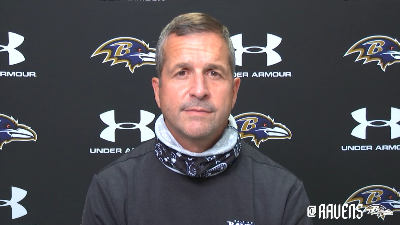 John Harbaugh's Take on First Padded Practice