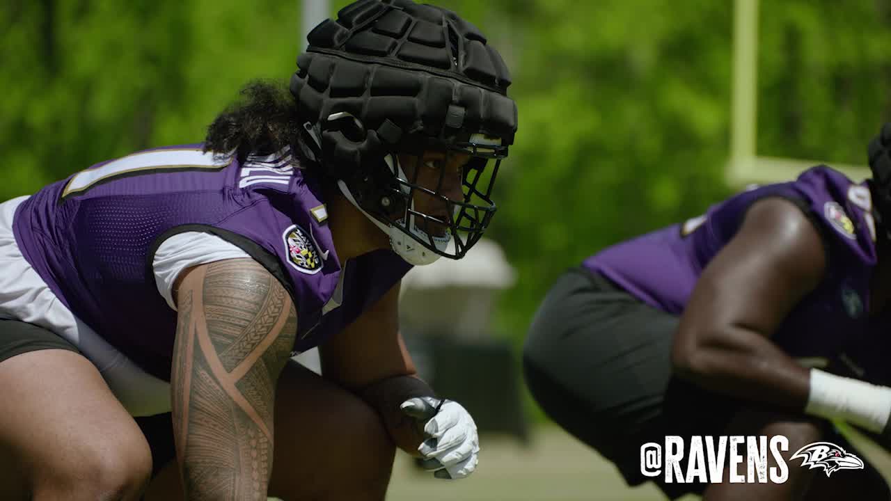 First Look at Ravens Rookie OL Sala Aumavae-Laulu