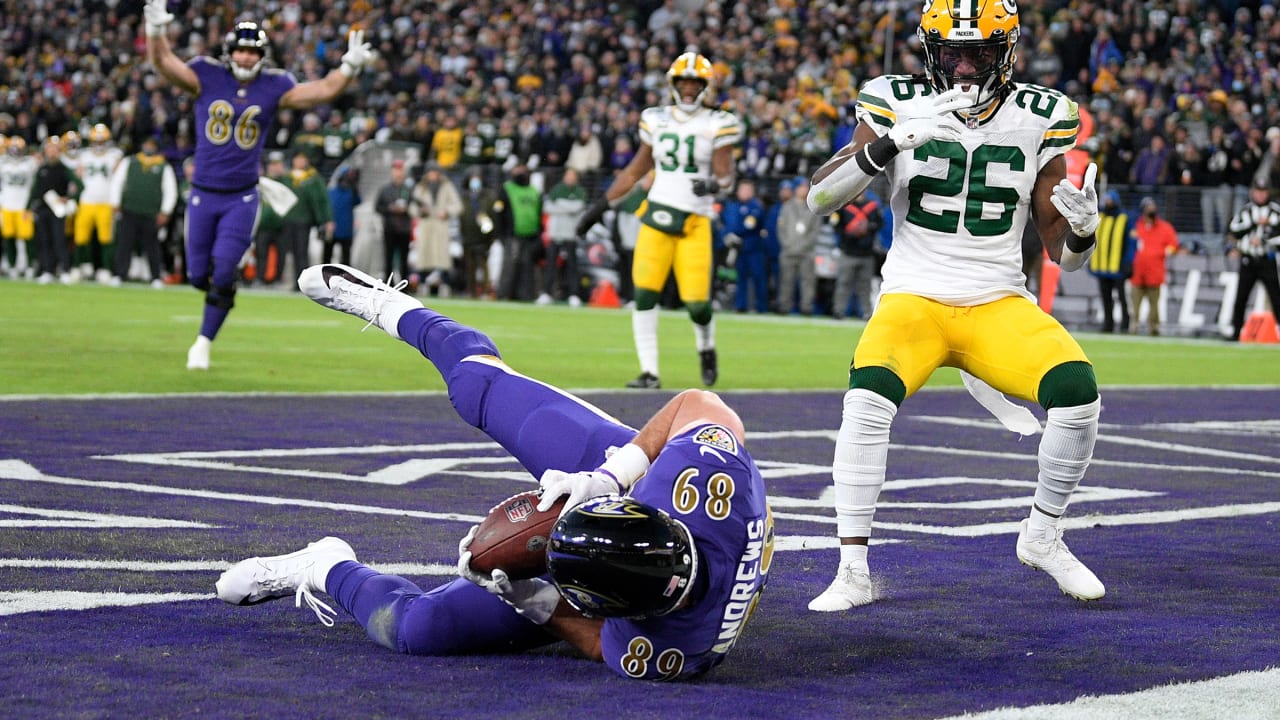 Packers at Ravens Highlight: TE Mark Andrews Makes Diving Touchdown Catch