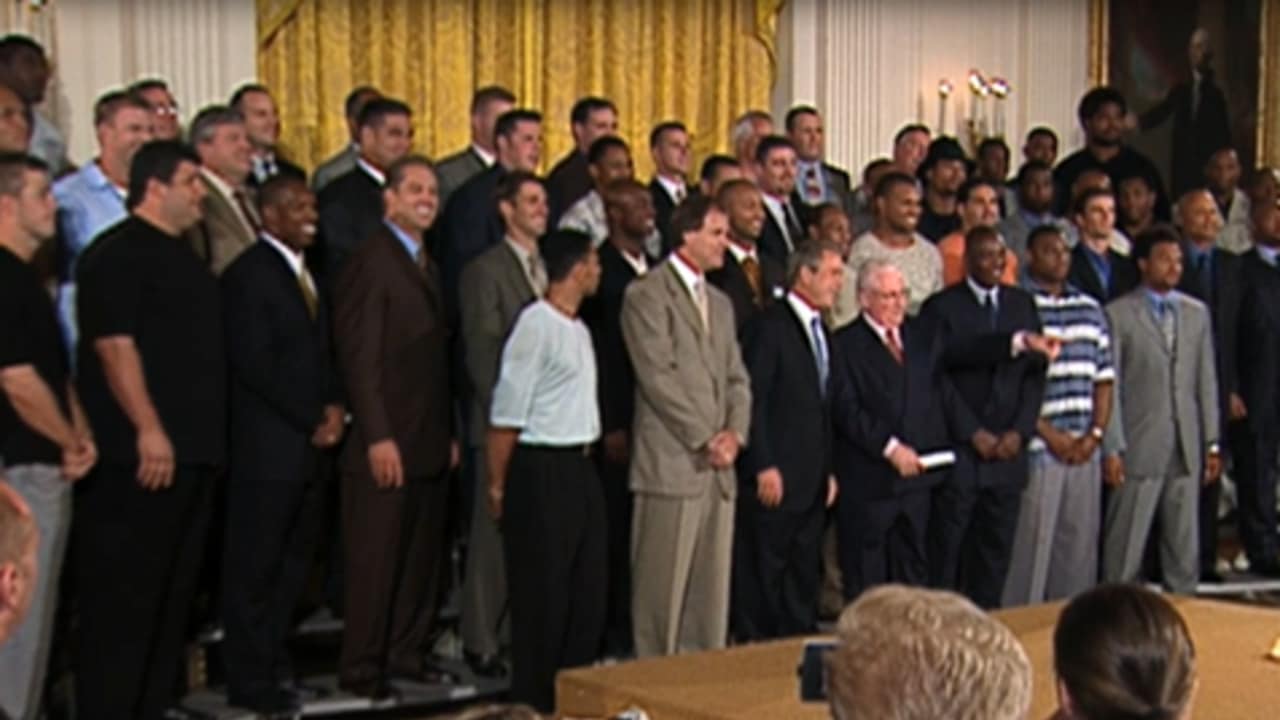 Flashback: Ravens Visit White House In 2001