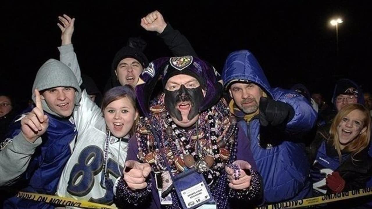 Fans of the Baltimore Ravens
