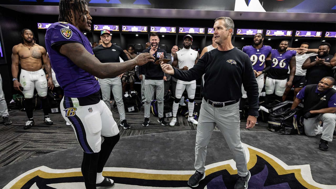 Lamar Jackson, Todd Monken Recognized in Ravens' Locker Room After Big ...