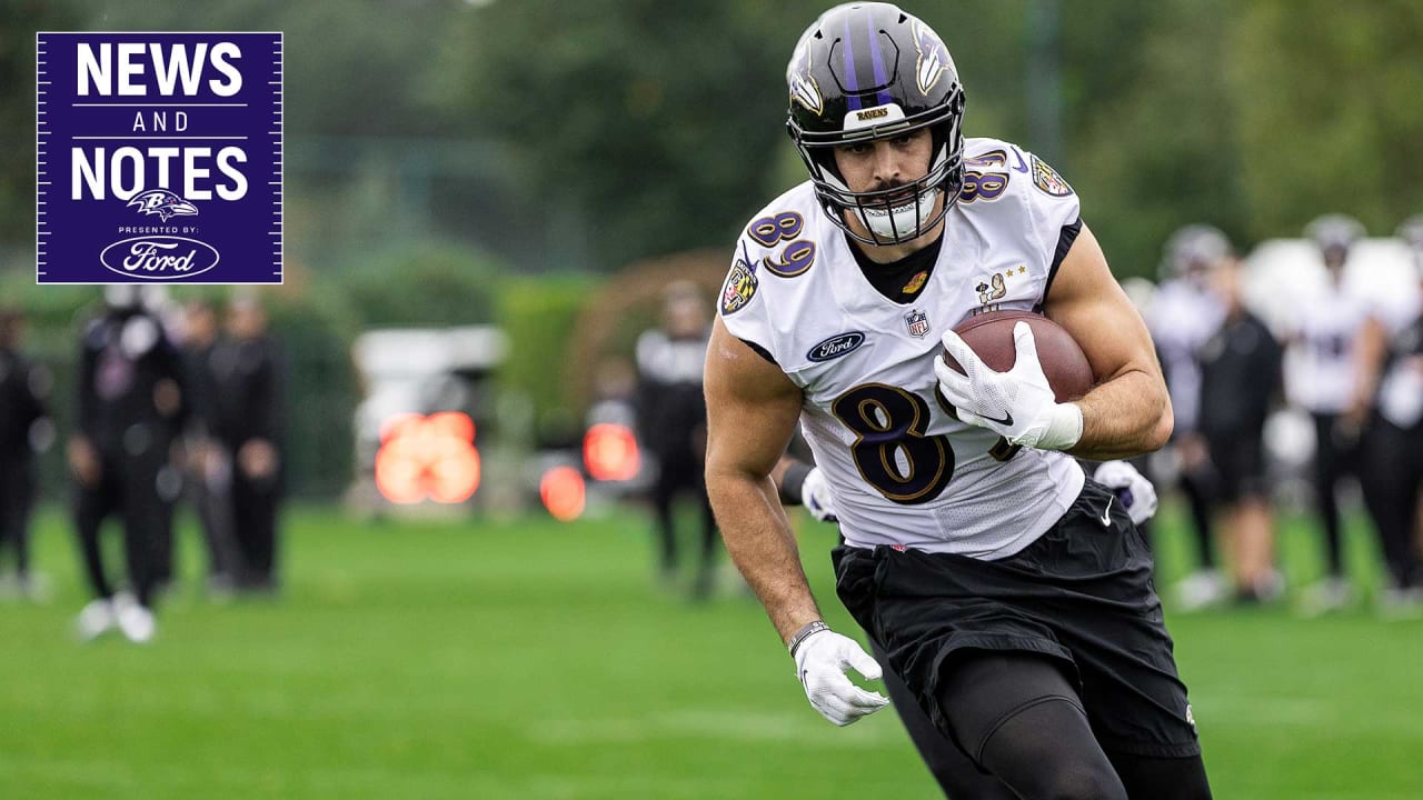 Mark Andrews Is Glad Ravens Arrived Early in London | News & Notes 10/13
