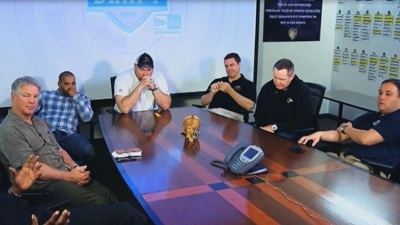 Go Inside Ravens Anxious Scout Room