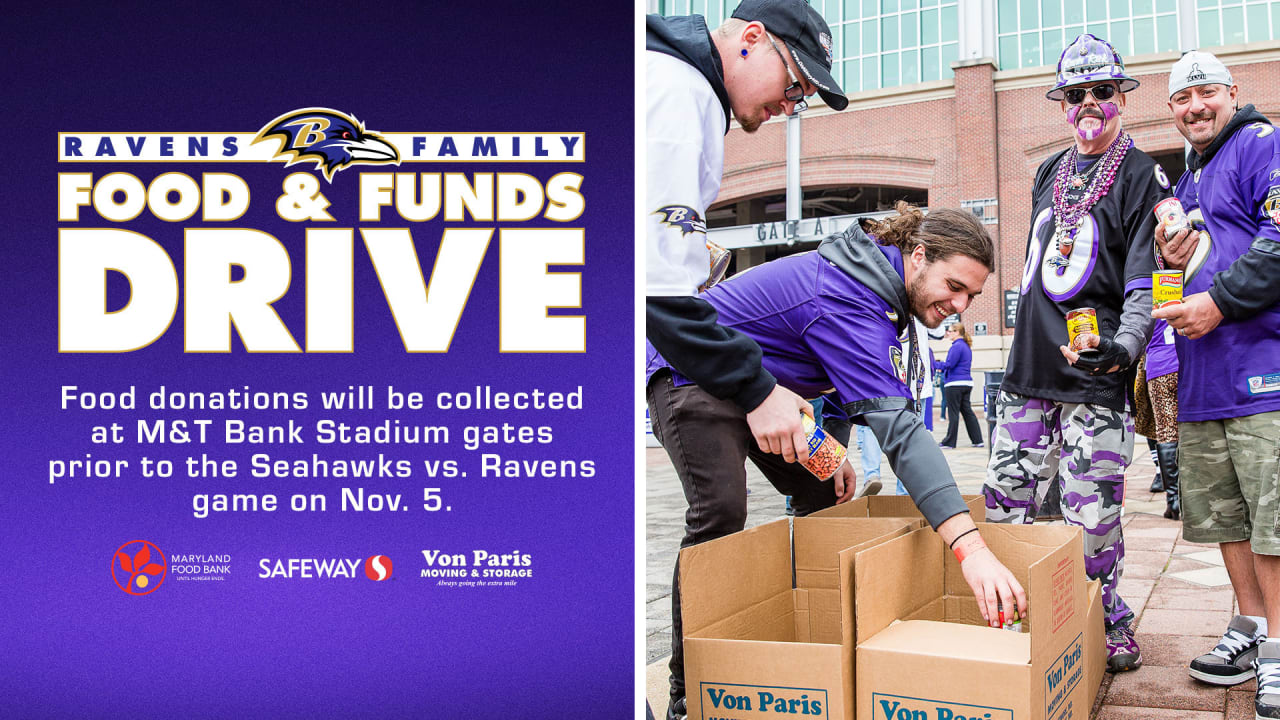 Press Release: Baltimore Ravens #FeedTheFlock