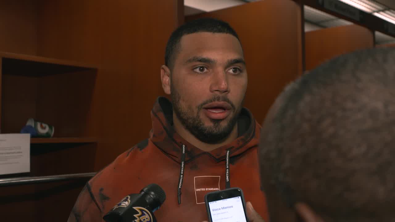 Chris Wormley Talks About His Clutch Batted Ball, Big Stop