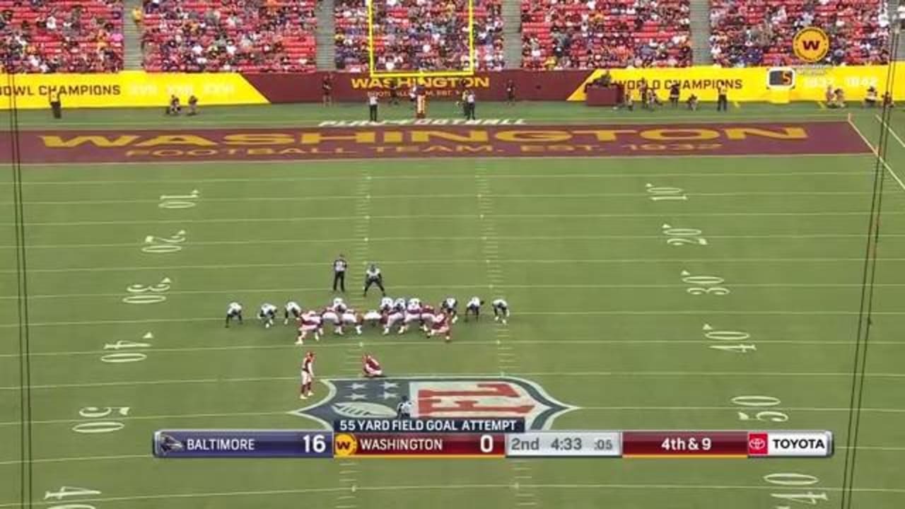 Baltimore Ravens vs. Washington Football Team, Preseason Week 3, August ...