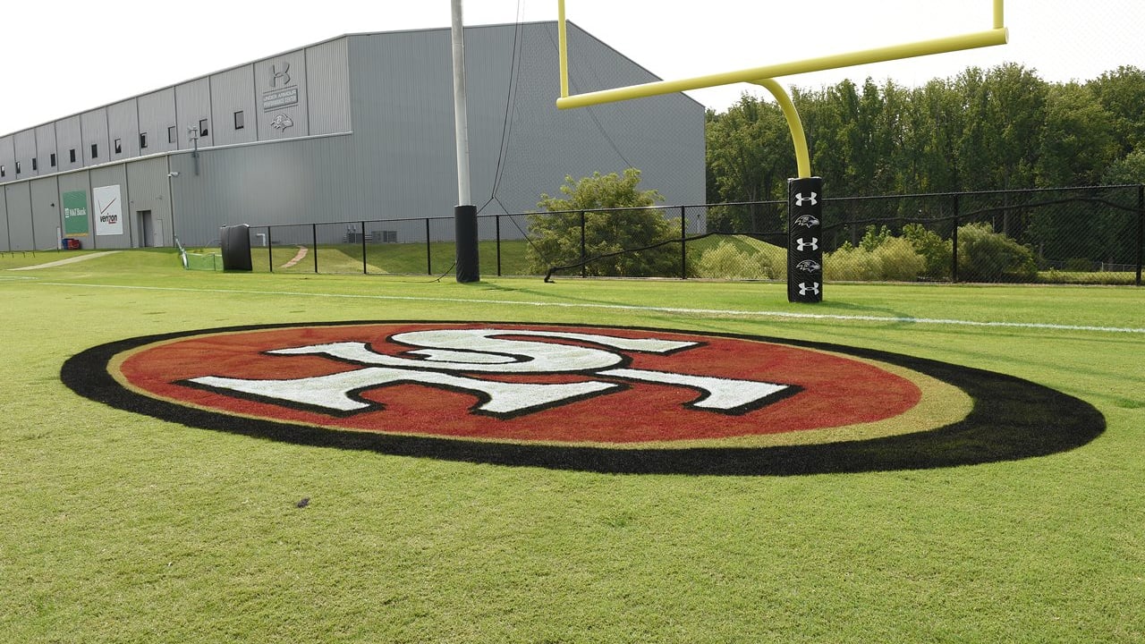 Photos: Ravens Practice Facility Gets 49ers Makeover