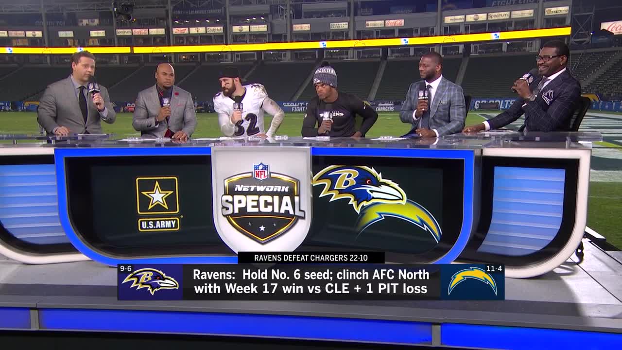 The Weddle Family Swarms the NFL Network Set