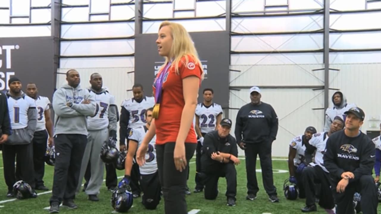 Paralympic Champion Inspires Ravens