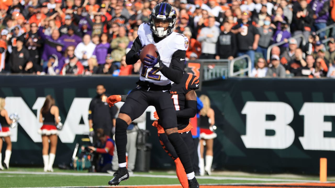 Ravens at Bengals Highlight: WR Rashod Bateman's First Career Touchdown