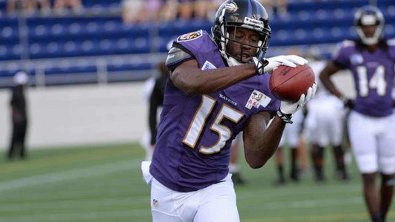 Ravens Practice At Naval Academy