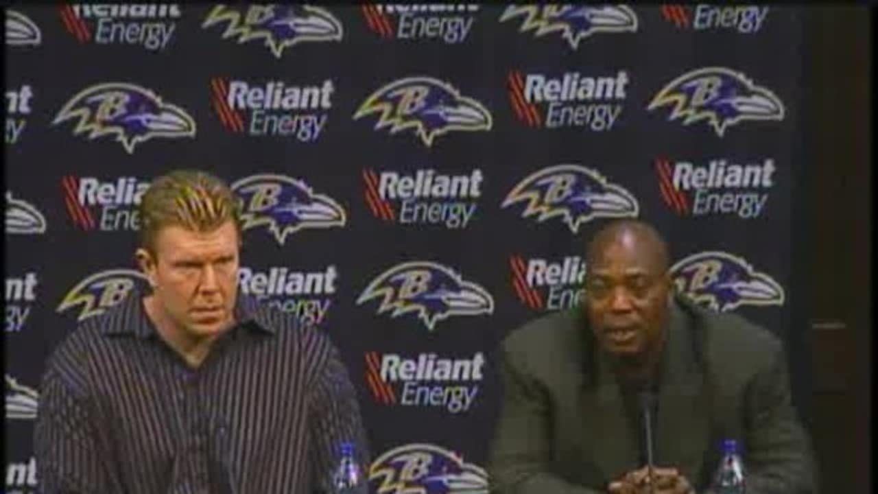 Ravens introduce center Matt Birk