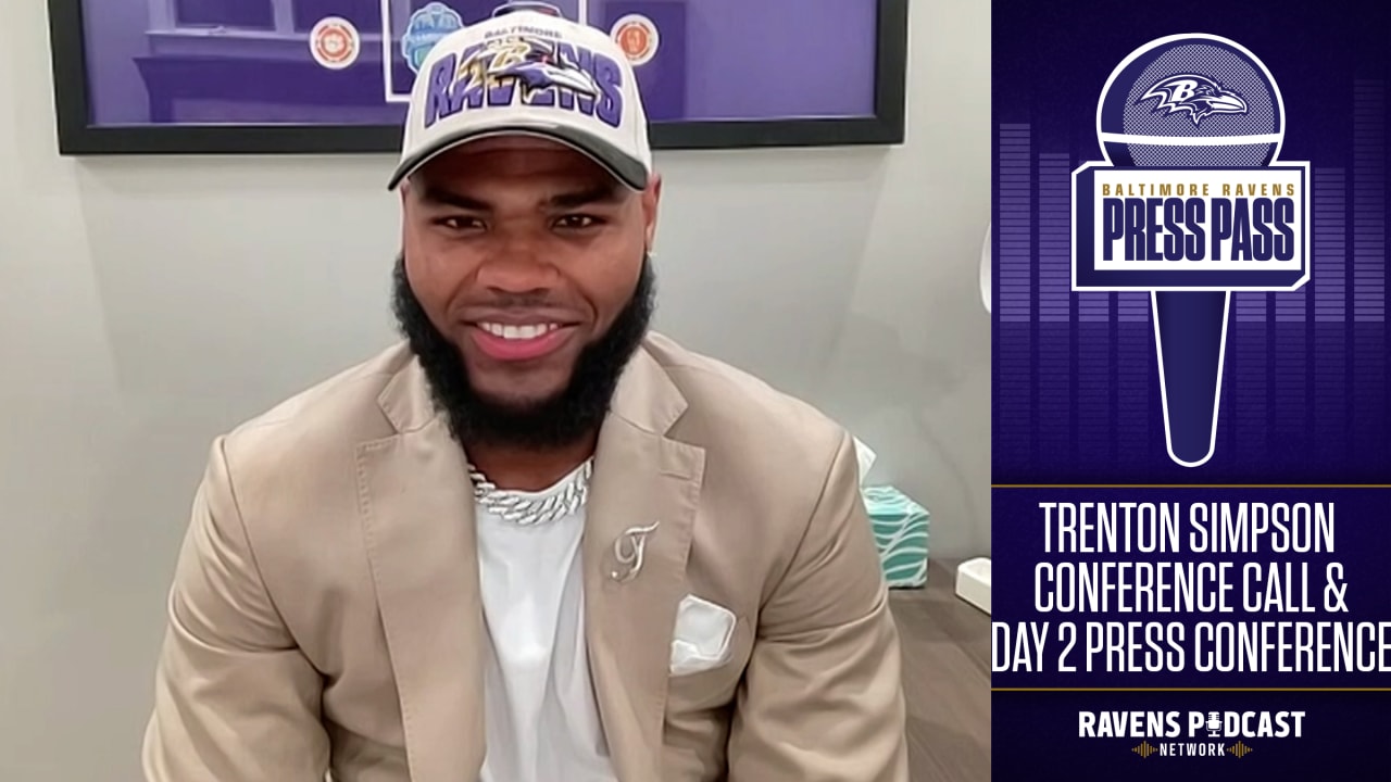 Trenton Simpson Introductory Conference Call and Draft Day 2 Press ...