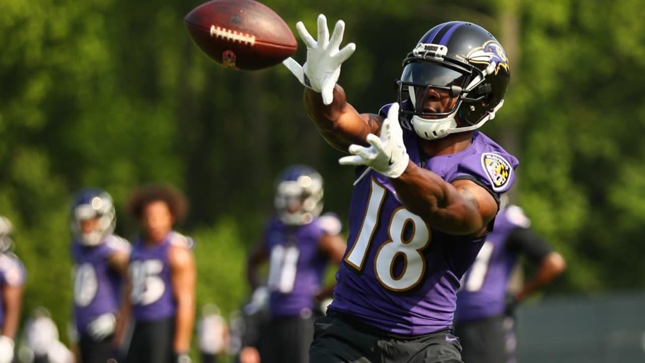 Check Out Jeremy Maclin's First Ravens Practice