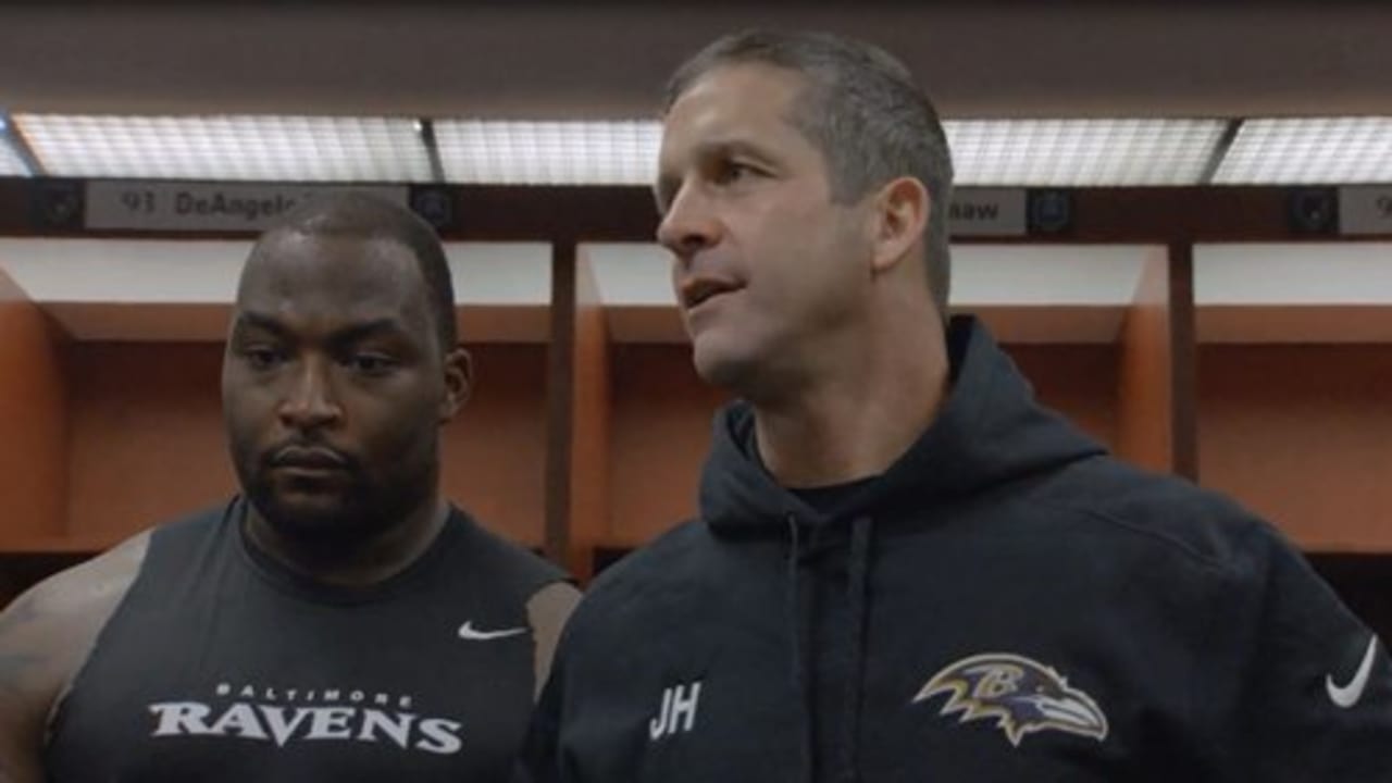 Ravens Playoffs Locker Room Celebration