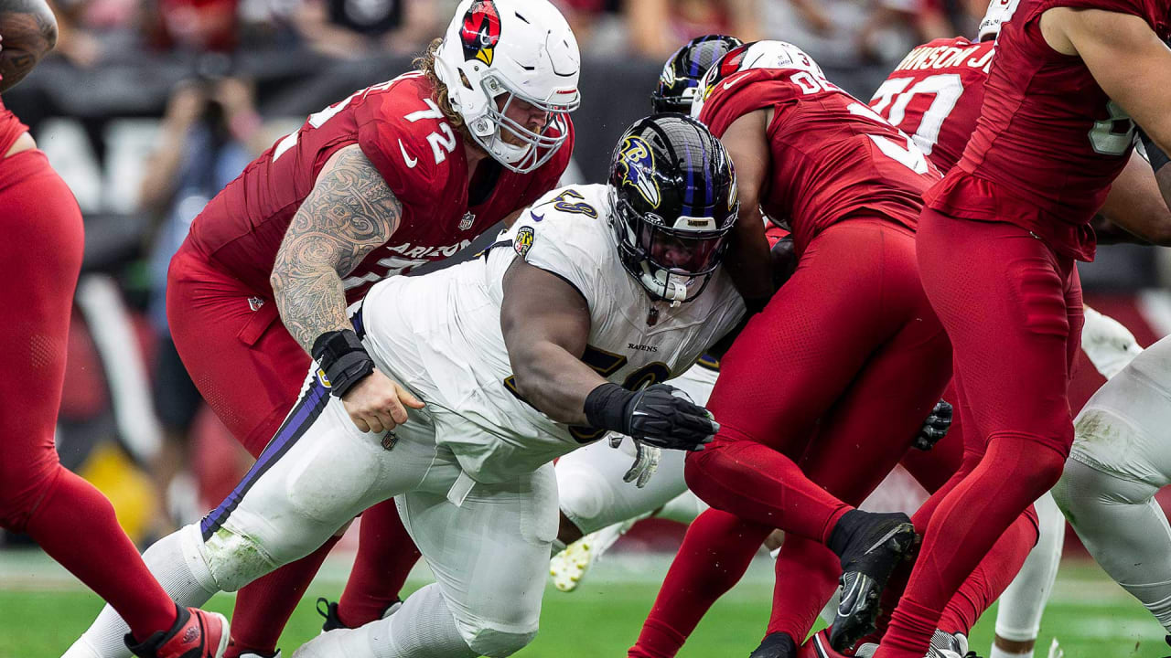 Ravens Snap Counts & Grades vs. Cardinals, Week 8