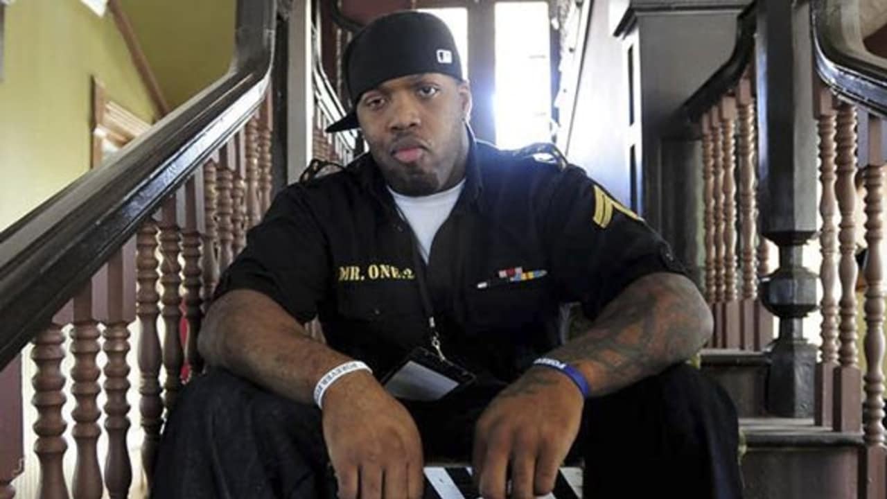 NFL players at Hollywood boot camp