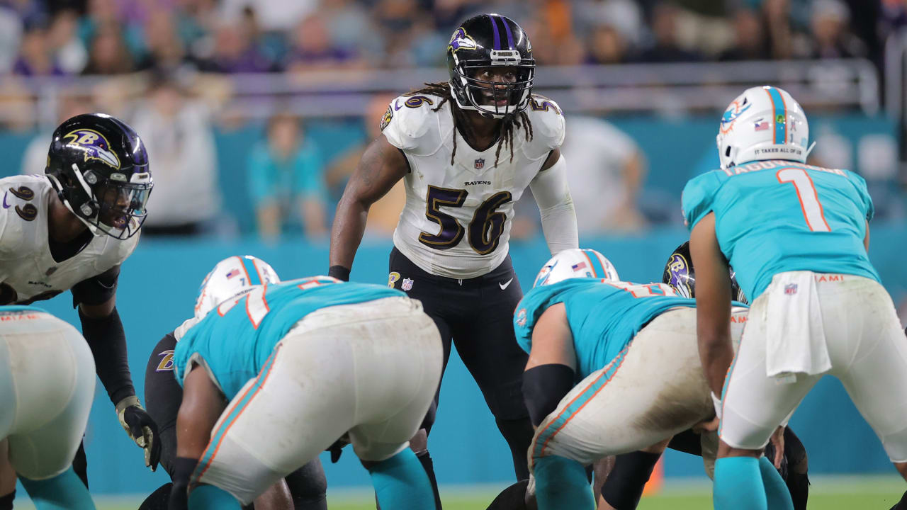Baltimore Ravens at Miami Dolphins, Week 10, November 11, 2021 ...