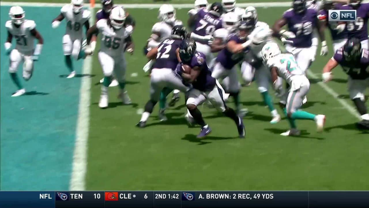 Highlight: Mark Ingram Sets Ravens Record With Second Touchdown