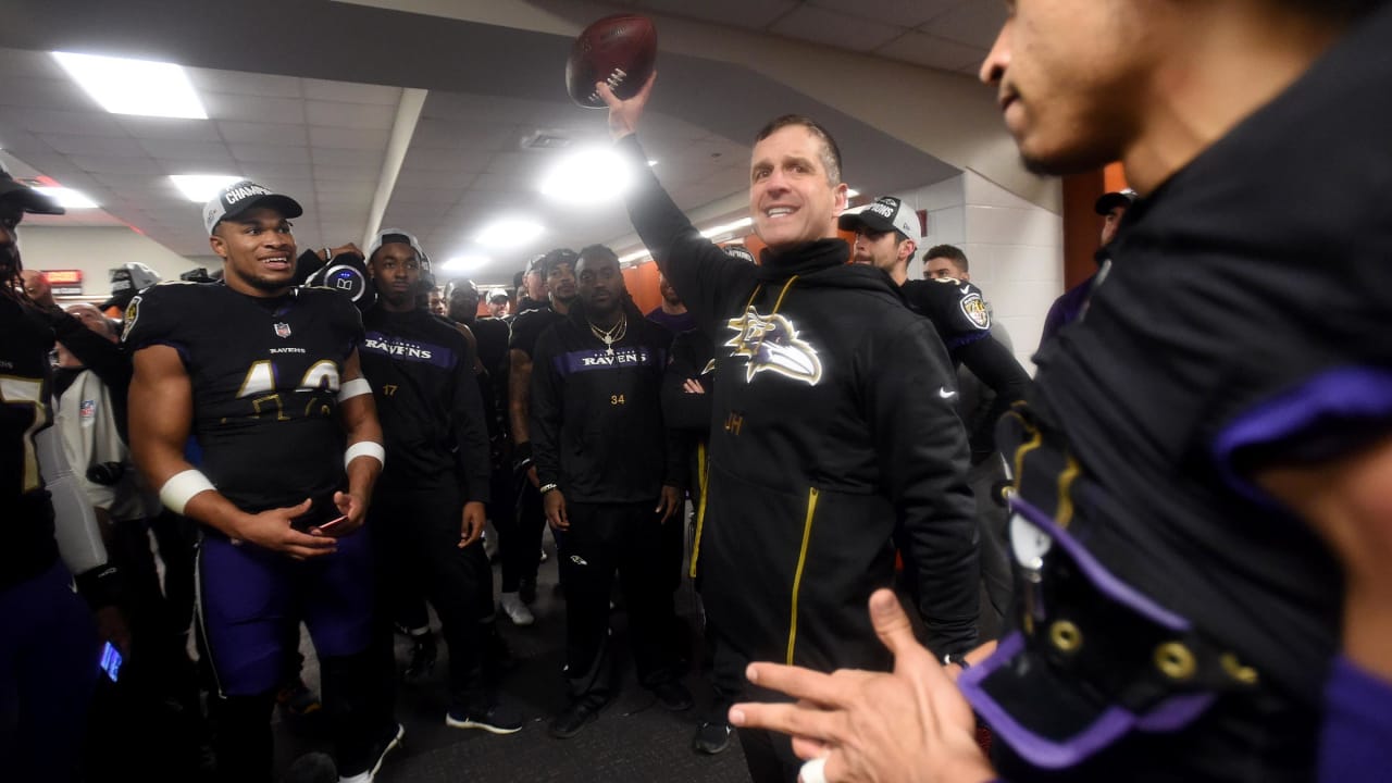 Inside the Ravens' AFC North Championship Locker Room