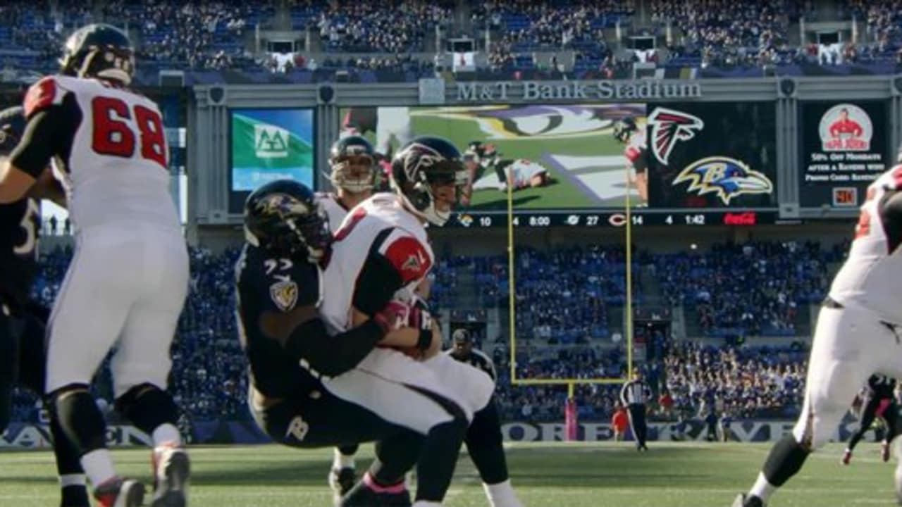 Top 14 Plays: Terrell Suggs' Safety On Matt Ryan