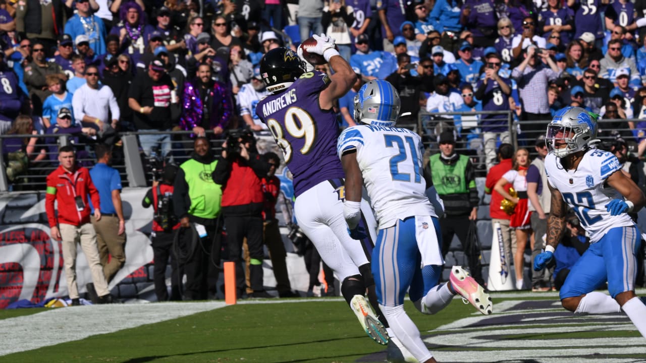 Mark Andrews Catches His Second Touchdown | Ravens-Lions Highlights, Week 7