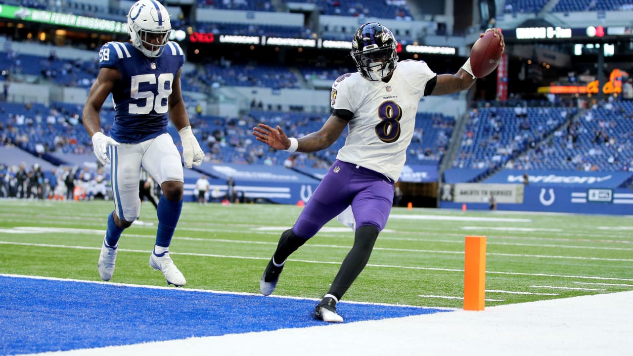 Baltimore Ravens at Indianapolis Colts, Week 9, November 8, 2020 ...