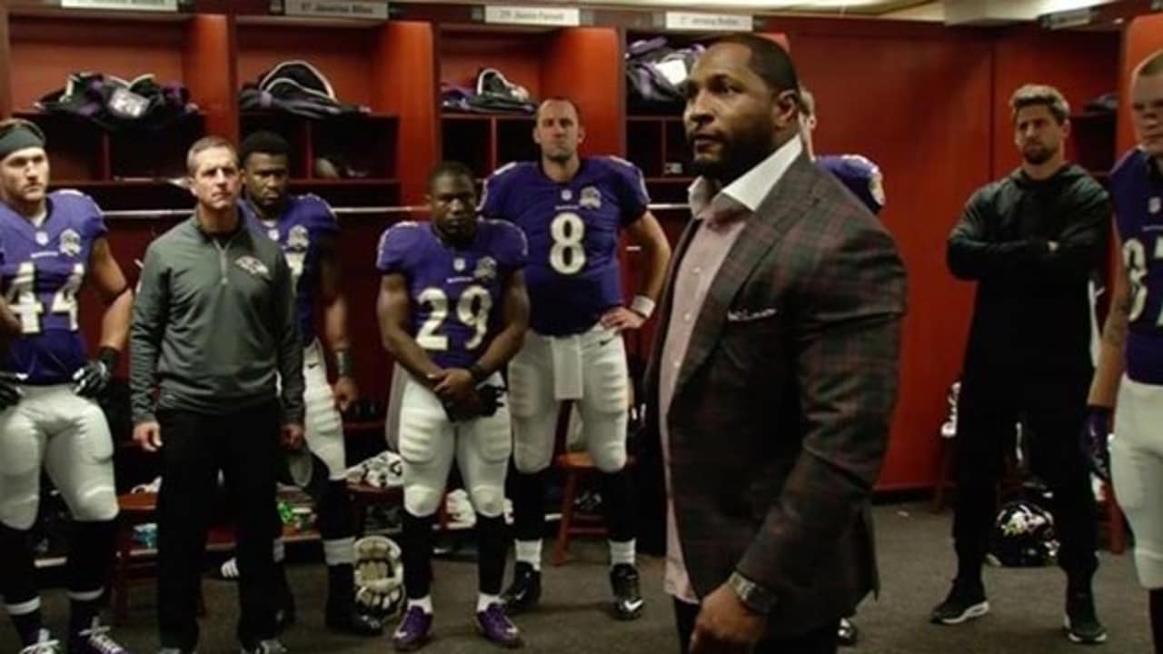 Watch Ray Lewis' Inspiring Locker Room Speech