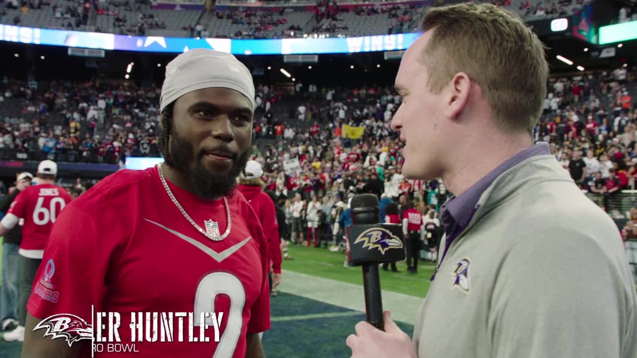 Tyler Huntley Talks About His Four Touchdowns at Pro Bowl Games