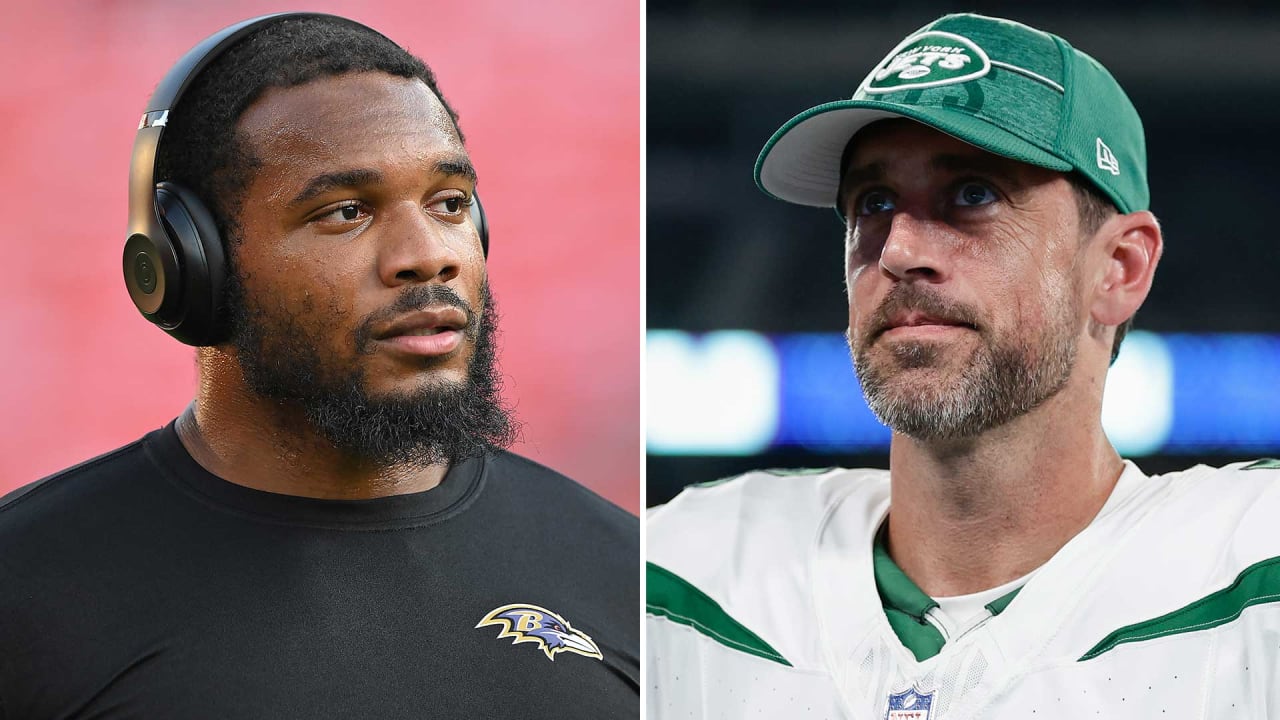 Aaron Rodgers Says He’s Rehabbing With J.K. Dobbins
