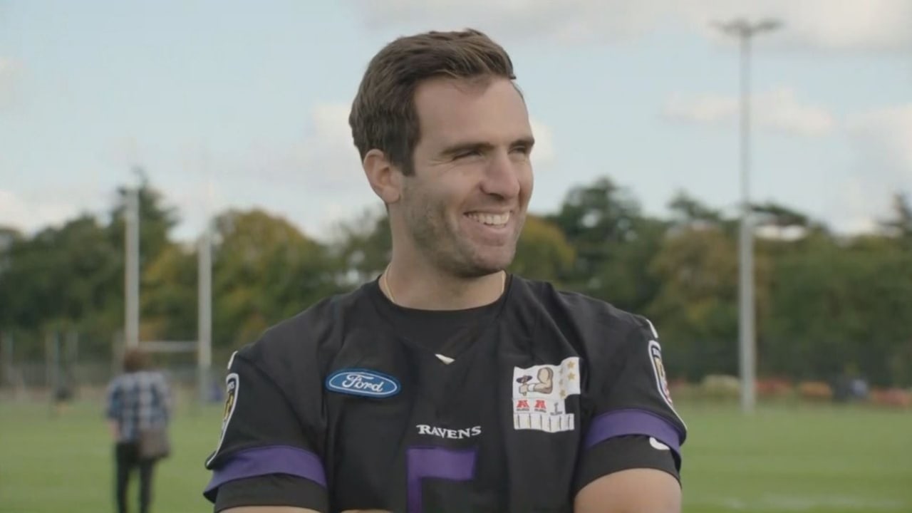 Flacco Doesn't Feel Like a Zombie After Traveling Overnight to London