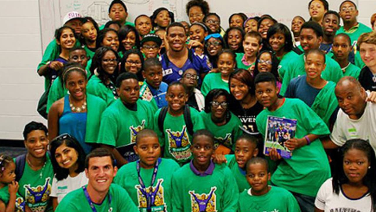 Ray Rice Makes Impact in Youth Community