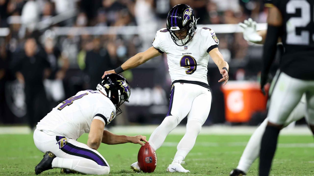 Baltimore Ravens vs. Las Vegas Raiders, Week 1, September 13th 2021, Highlights, Justin Tucker