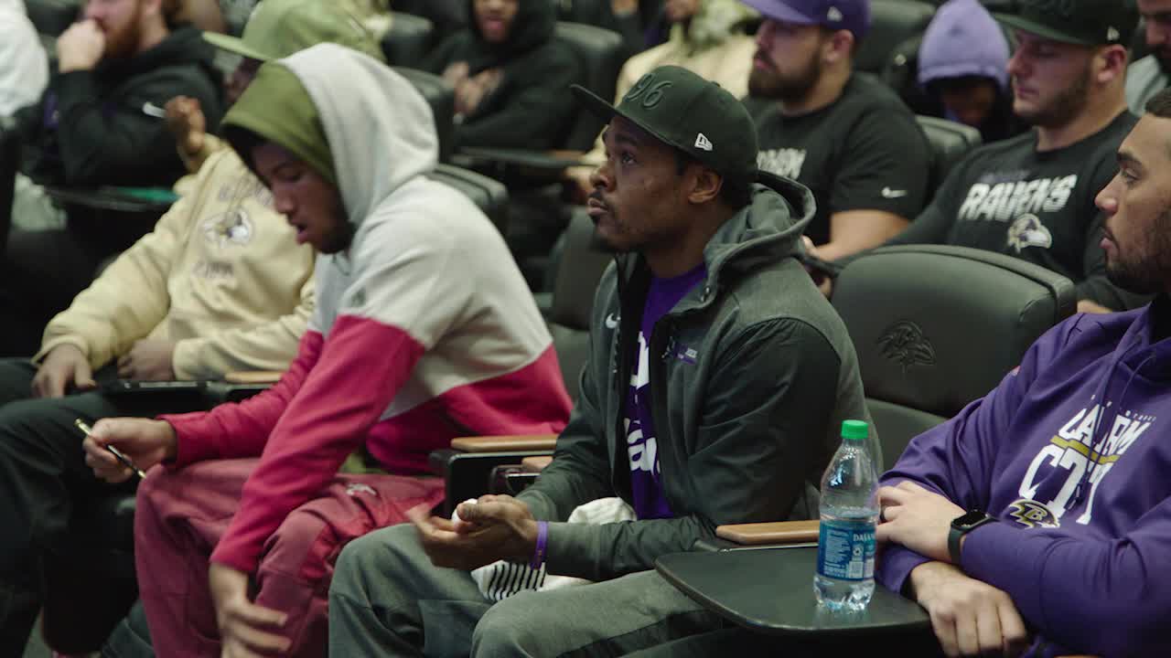 Go Inside Team Meeting When Brandon Carr Named Walter Payton Man of the ...
