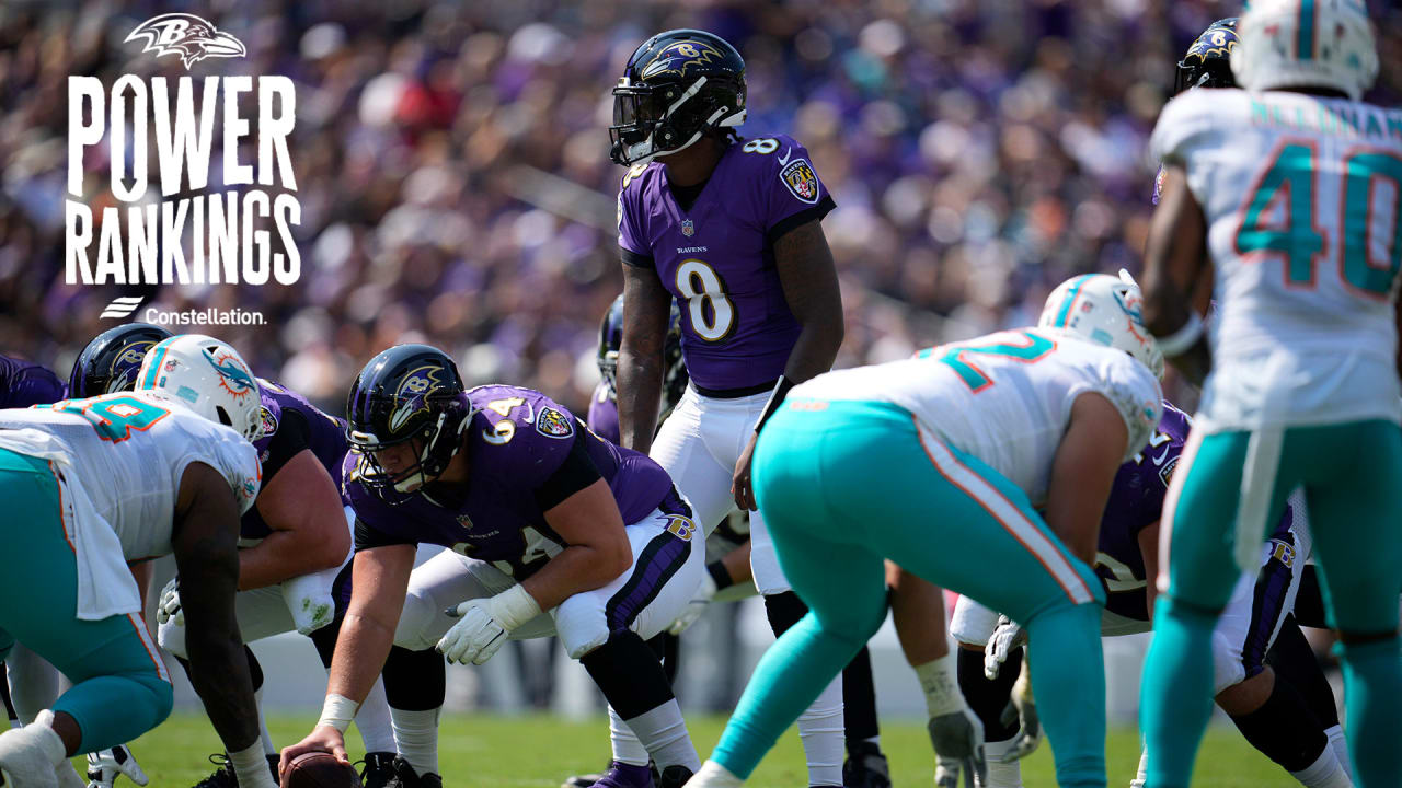 Power Rankings: Ravens Tumble But Remain in Top 10, Week 3
