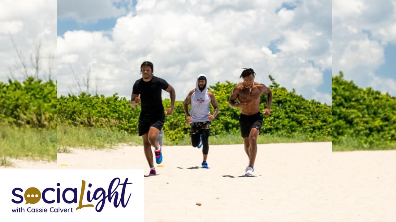 Lamar Jackson and Zay Flowers Build Chemistry in Joint Beach Workout