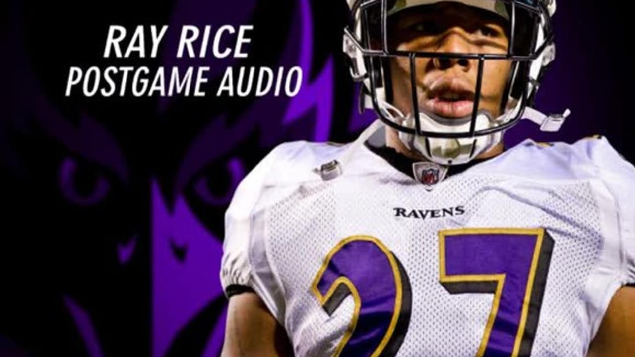 Postgame Audio: Ray Rice Talks About His Big Day