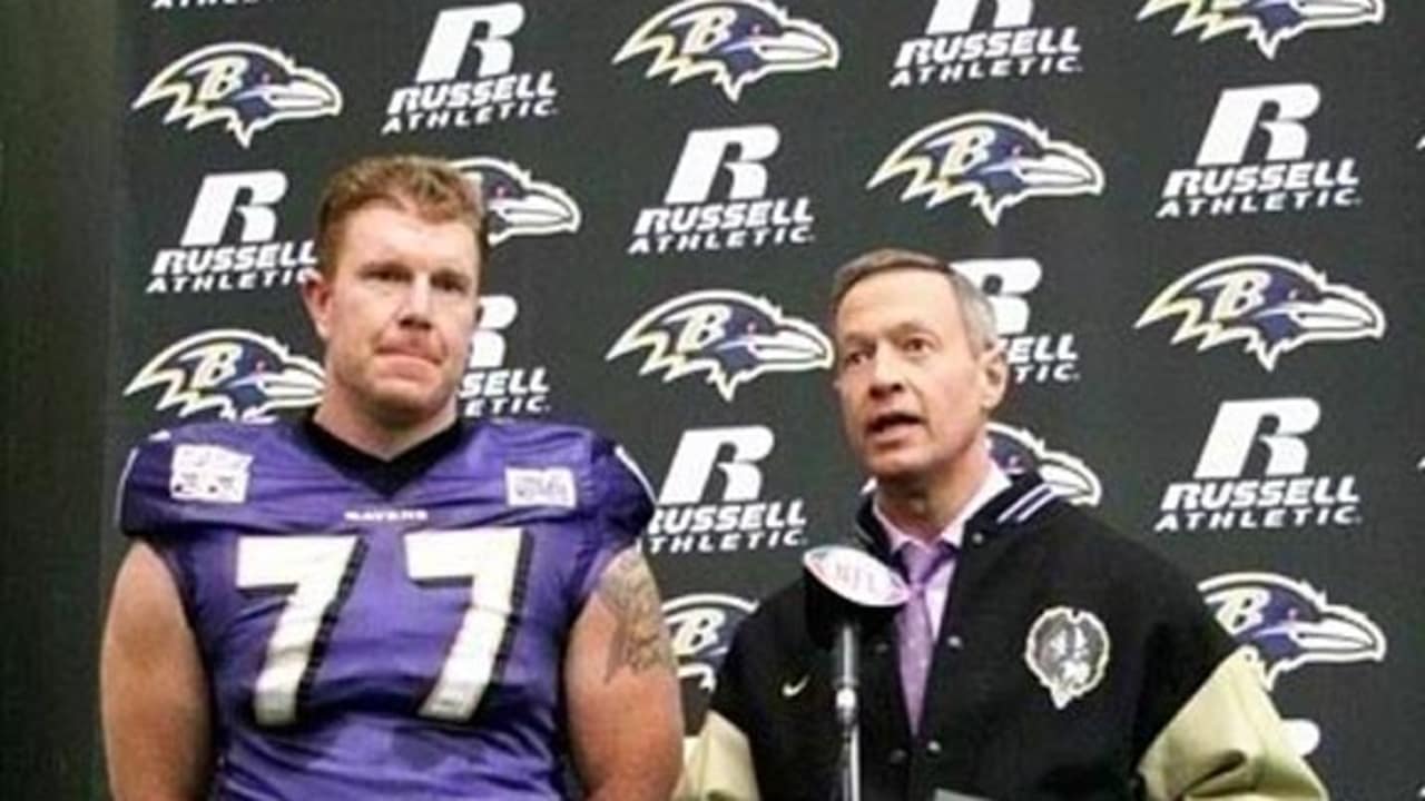 Matt Birk Receives Ravens' Man Of The Year Award