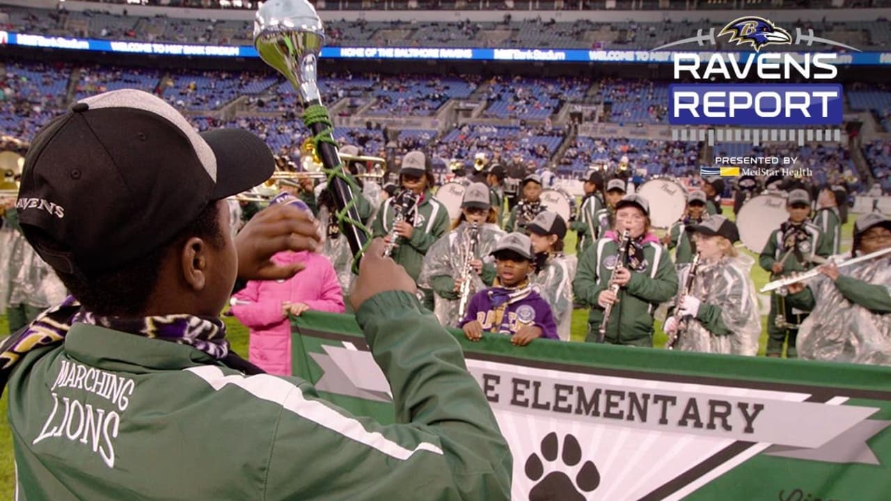 That Time When an Elementary School Marching Band Performed at a Ravens ...