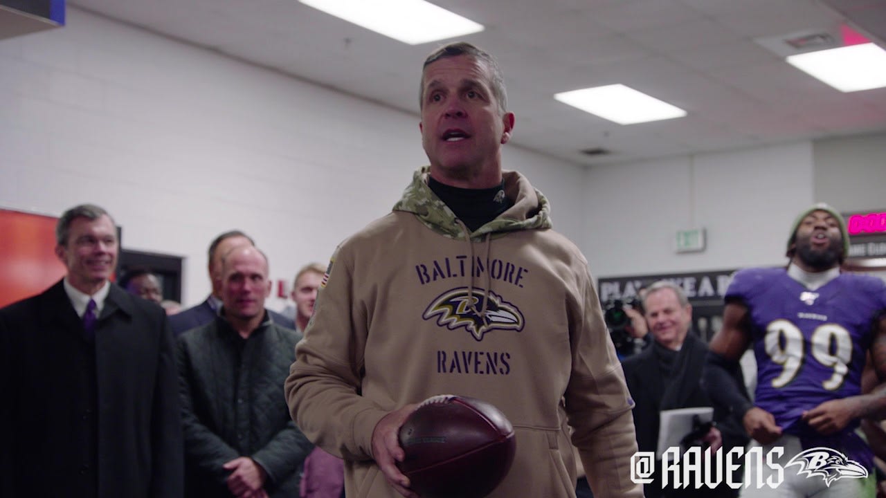 John Harbaugh's Postgame Speech After Big Win Over Texans