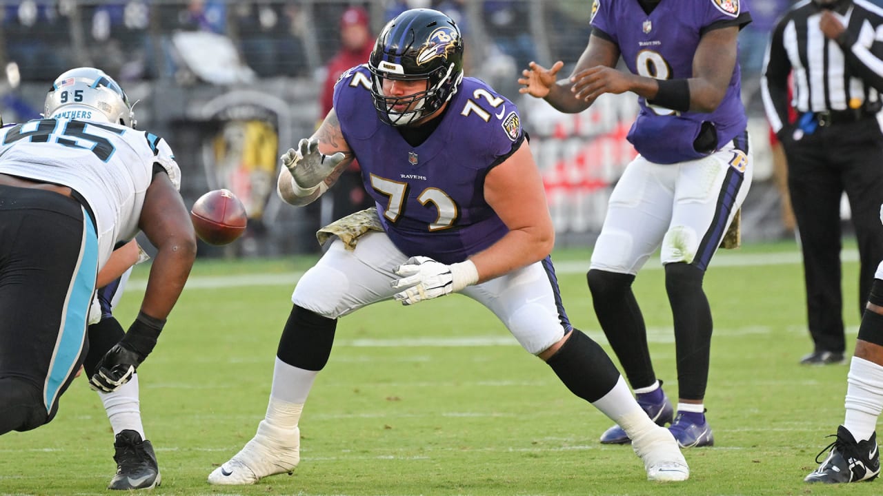 Ravens Offensive Lineman Has Gone From Underdog to Powers-house