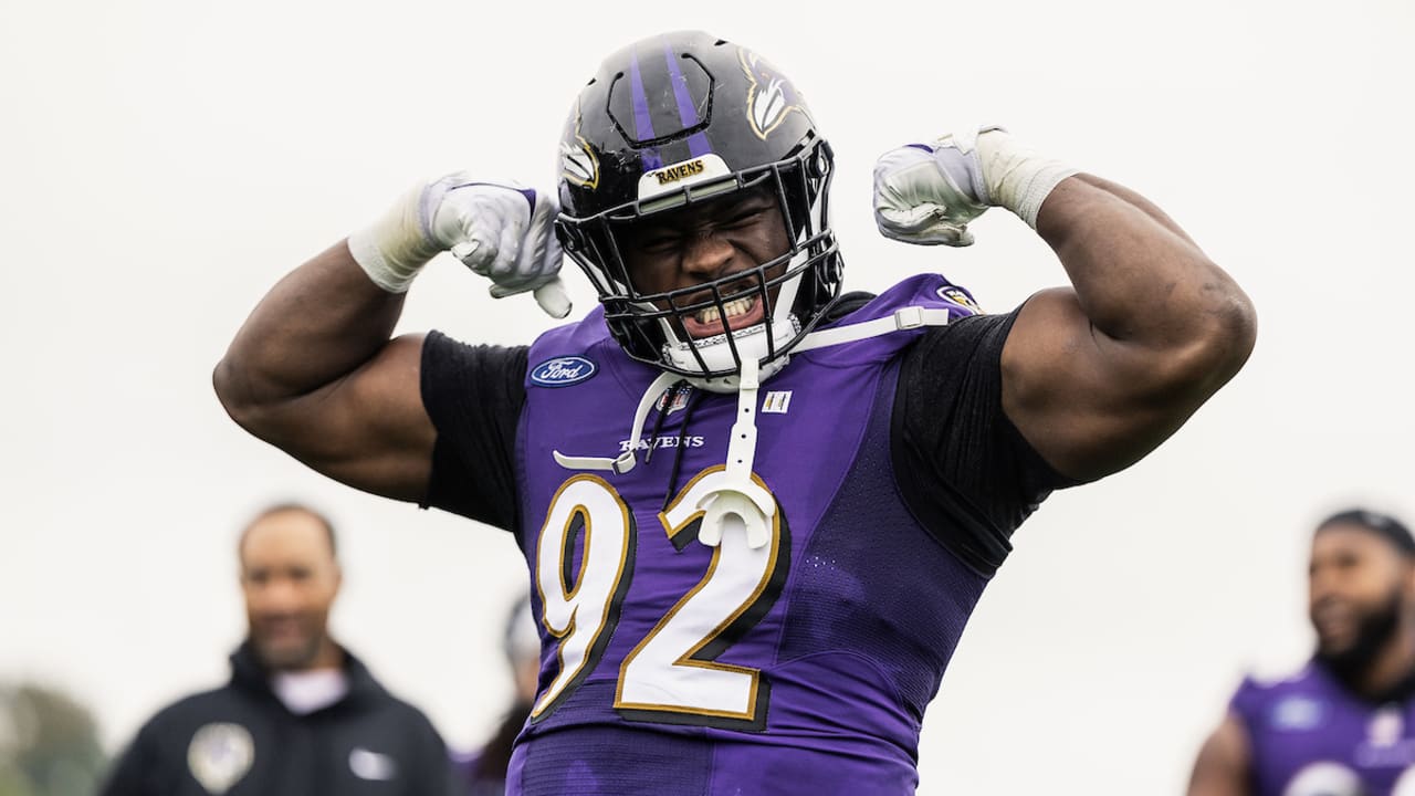 Photos: On the Field at Ravens' London Practice