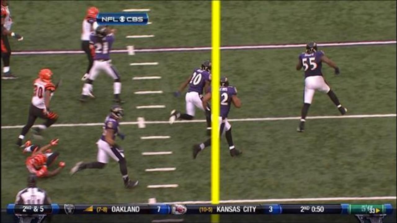 Ed Reed grabs his second INT on the day