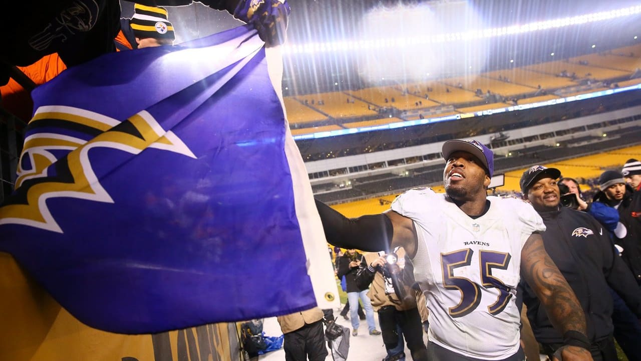Photos: Ravens Celebrate Wild-Card Win